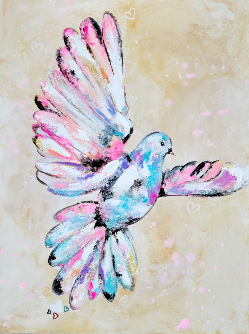 AUDREY HAMILTON ART | RAINBOW RABBIT – Audrey Hamilton Art