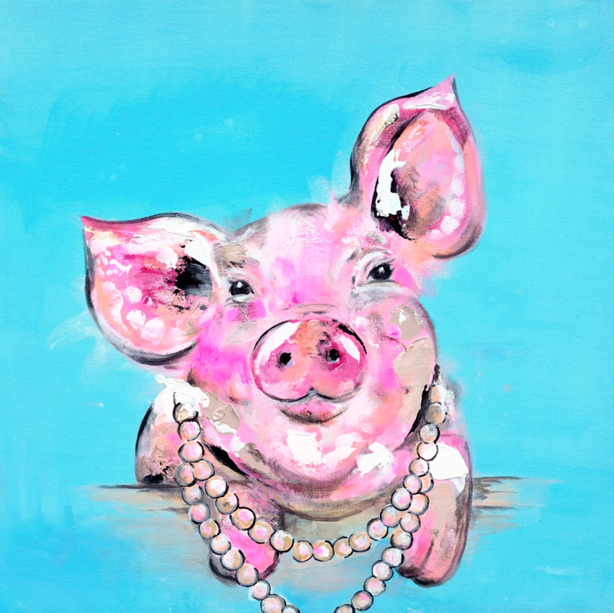 AUDREY HAMILTON ART | POSH PIG – Audrey Hamilton Art